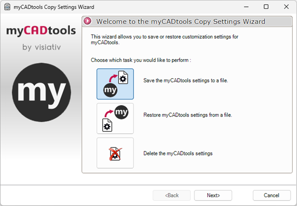 myCADtools 2024: Efficiënt instellingen beheren met Shared Settings in 2024 | Visiativ Benelux